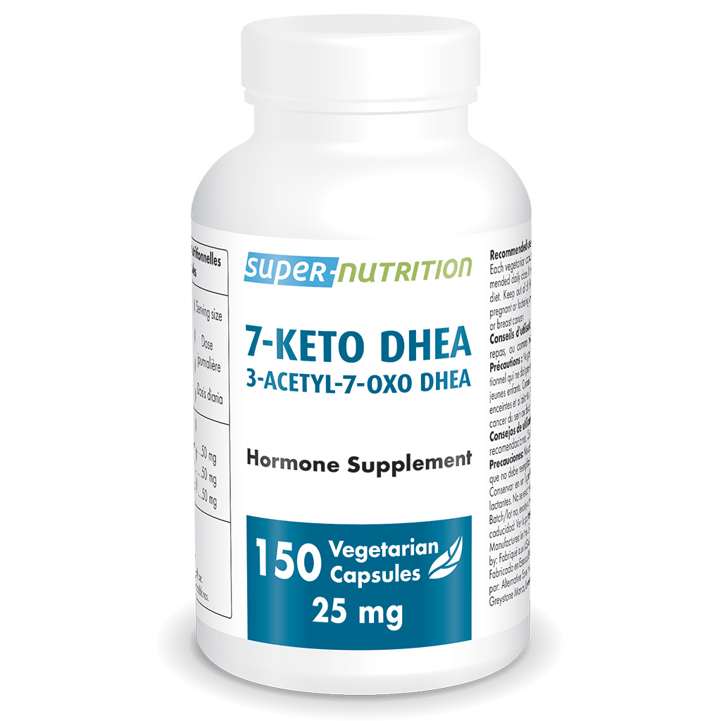 7-Keto DHEA 25 mg Supplément avec des Bénéfices pour la Perte de Poids