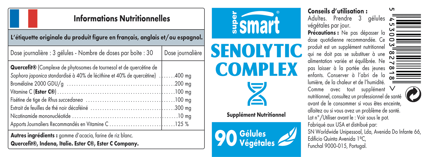 Senolytic Complex - Suppléments sénolytiques pour les cellules ...